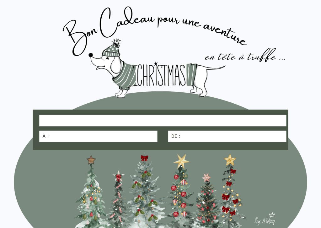 PRINTABLES NOEL 2023 POUR MON CHIEN - MDIAQ